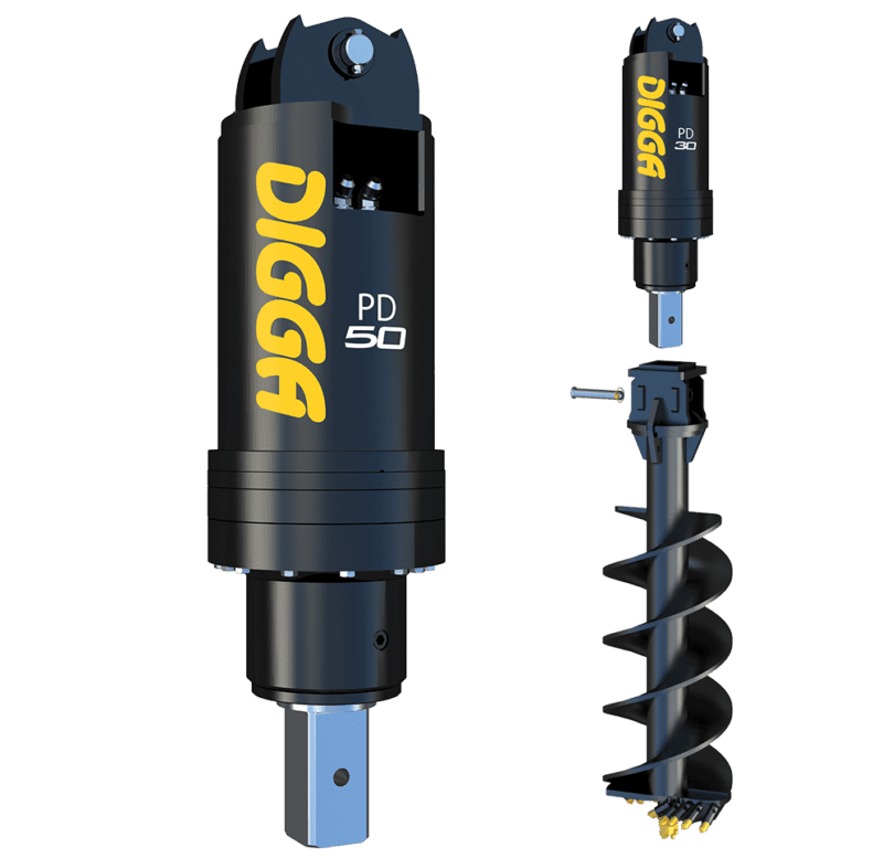 Digga Auger drive 20 - 50 ton | EuroGate International