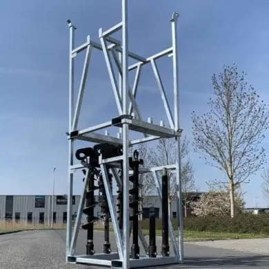 Auger storage rack | EuroGate International